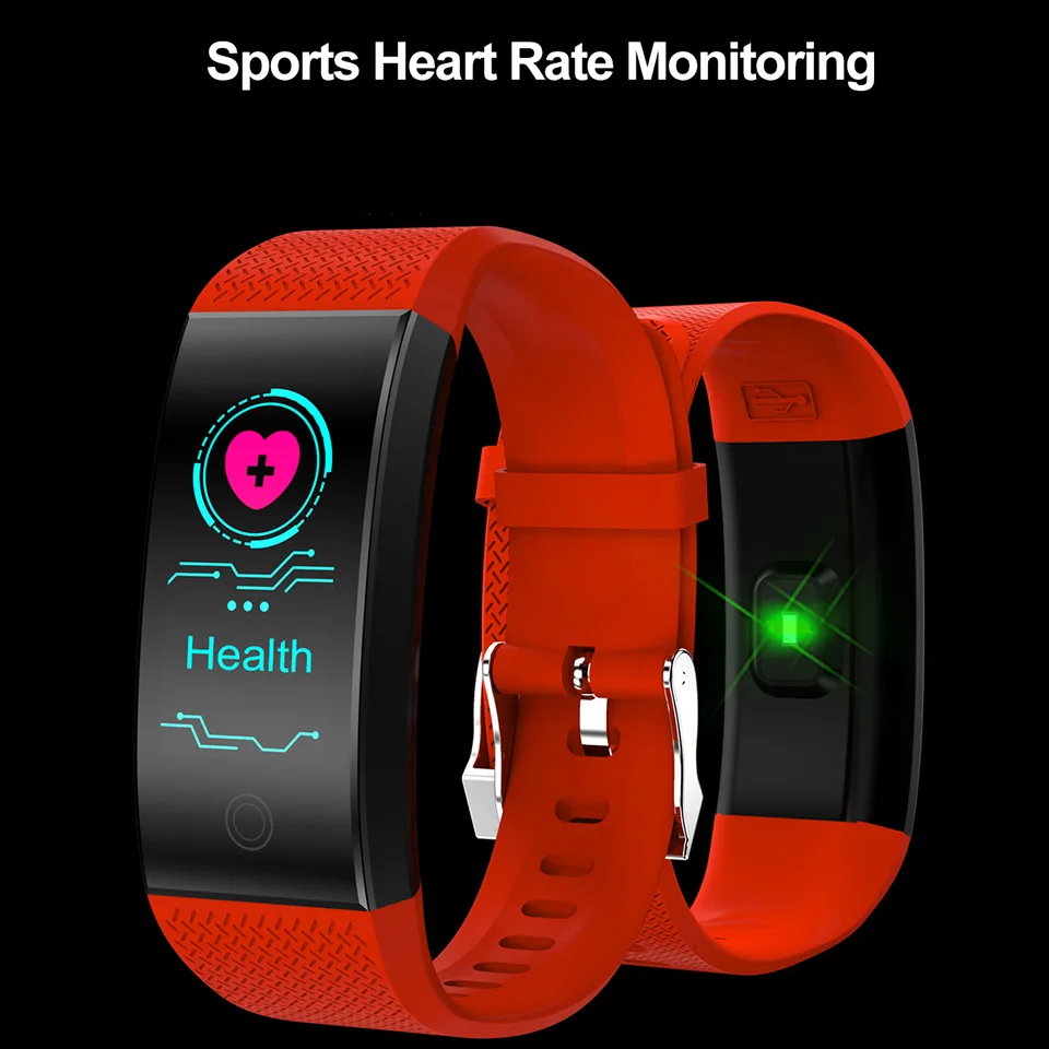 TimeOwner Smart Bracelet Waterproof Heart Rate Monitor Smart Band Sport ...