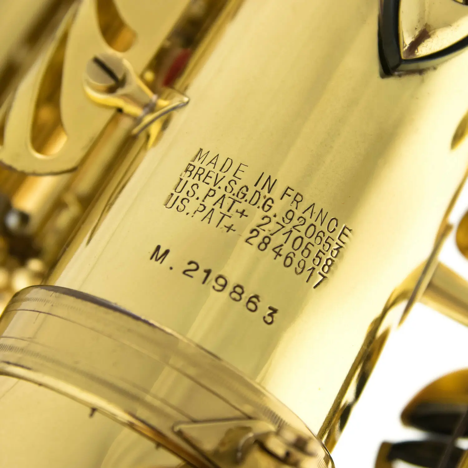 95% copy French Alto saxophone Selma Mark 6 Electrophoresis gold ...