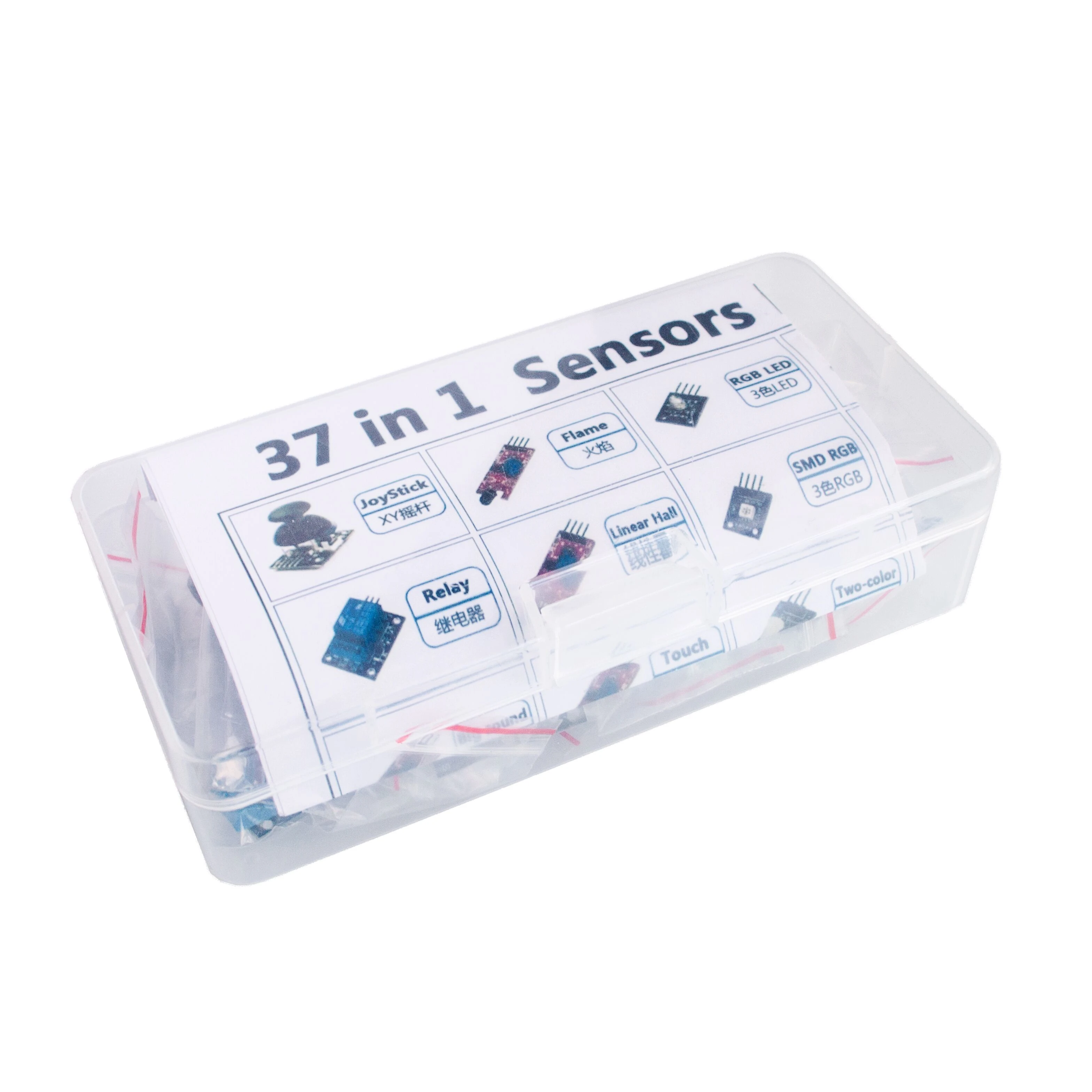 37 In 1 Sensor Kit For Starters Keyes Brand With The Box - Integrated ...