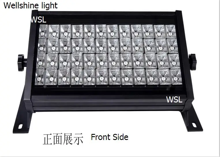 Free shipping 2PCS/LOT 48*3W RGBW led ground row city color wall wash ...