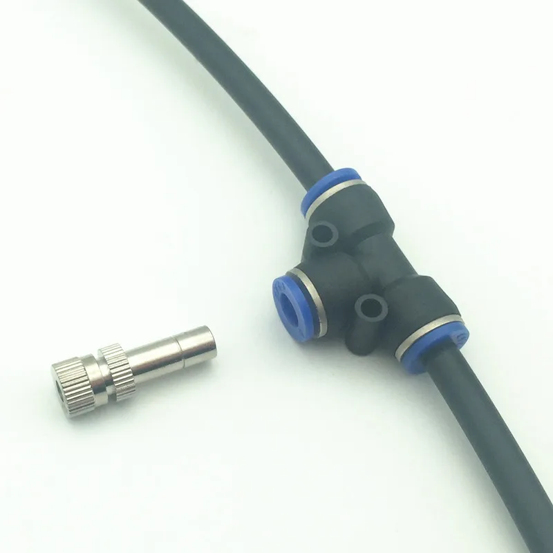 E 100 шт., 6 мм, быстроразъемные соединители, пластиковые стыковые ...