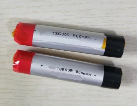 Free ship 2pcs/lot 3.7V 13600 900mAh 5C high power polymer lithium ...