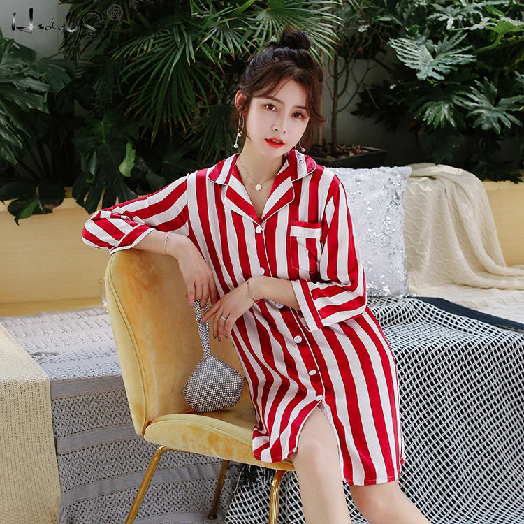 Женские Длинные BF ночные рубашки домашнее платье сексуальное ночное ...