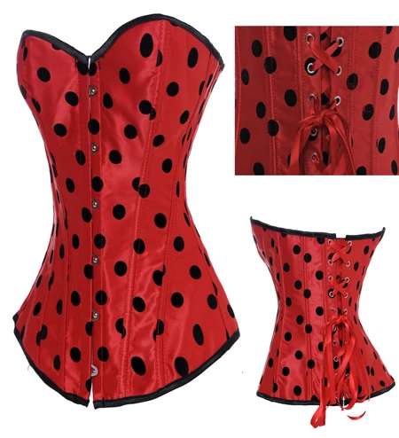 Sexy Fashion Women Waist Cincher Body Shapewear Corselet Red Satin ...