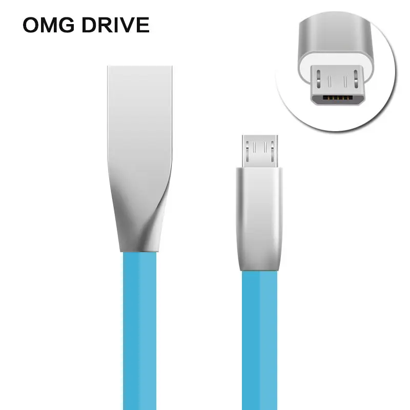 OMG DRIVE Micro USB Cable 2.1A Fast Charging USB Data Charger Cable 1M ...