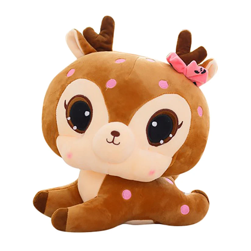 New Cute Deer 30cm Stuffed Animal Soft Simulation Lovely Plush Cute ...
