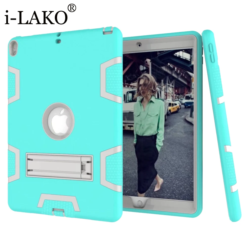 10pcs/lot For New iPad Pro 10.5 2017 Case with Kickstand Dual Color ...