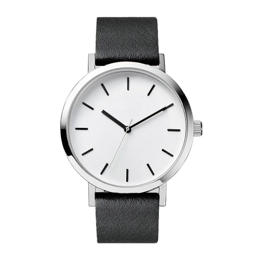 Simple watches Women Men Casual Simple Analog Watch Band Quartz Wrist ...