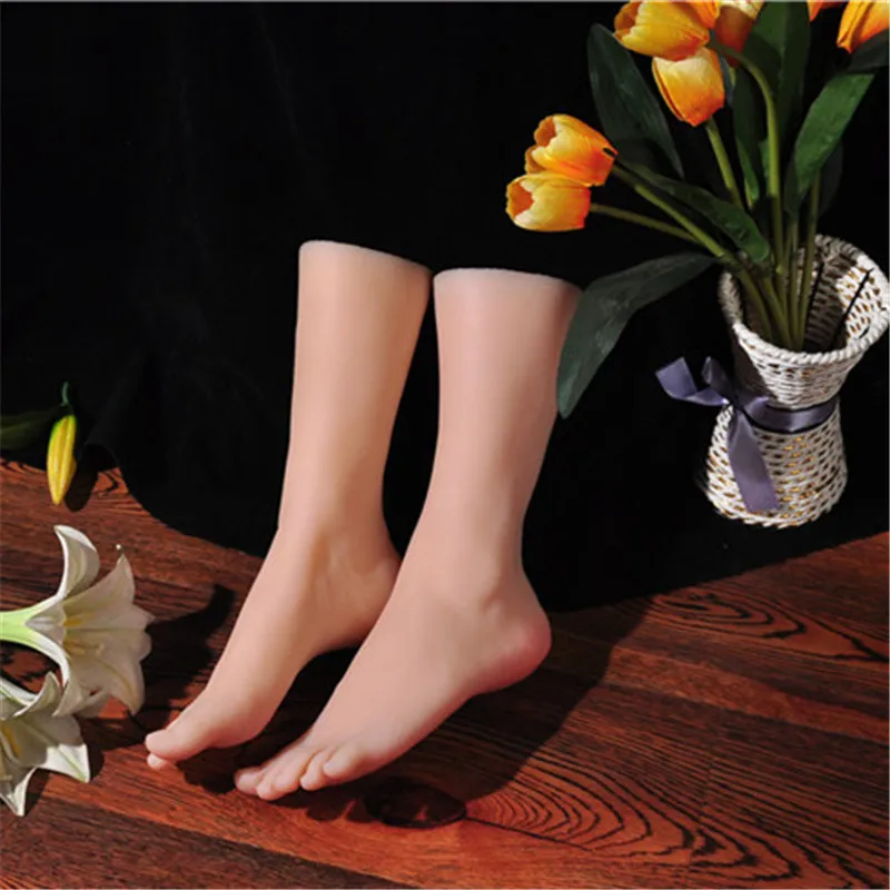Man Fake Foot Model Fake Feet Realistic Mannequin Women Foot For Sex Doll Fetish Adult Products