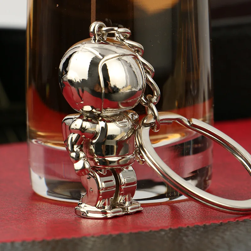 Criativo modelo espaço robô Asimo chaveiro requintado 2018 moda de alta ...