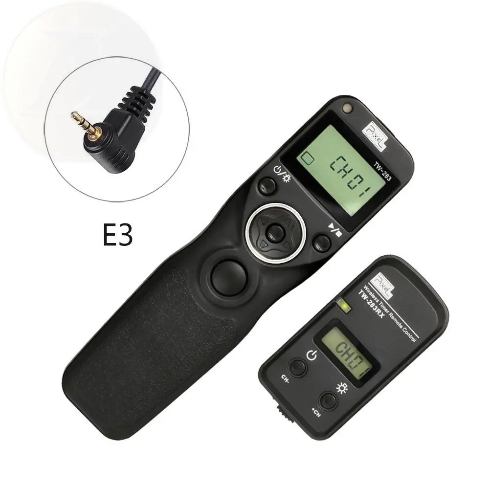 Pixel Tw-283 E3 Wireless Timer Shutter Release Remote Control For Canon 760d 750d 700d 650d 600d ...