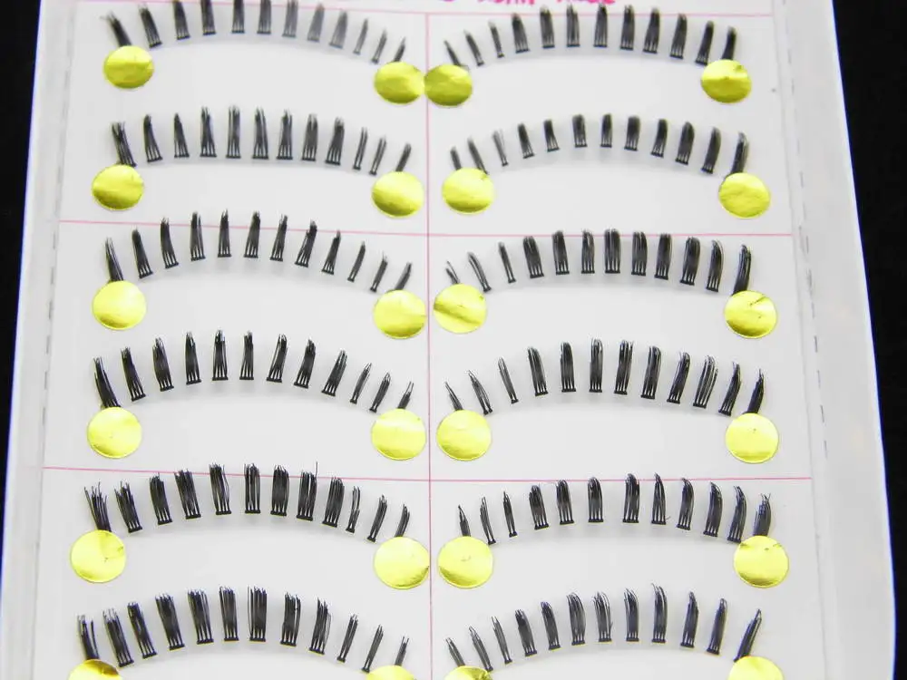10 Pairs Handmade Bottom Lower False Eyelashes Fake Eye Lash Black X 13 ...