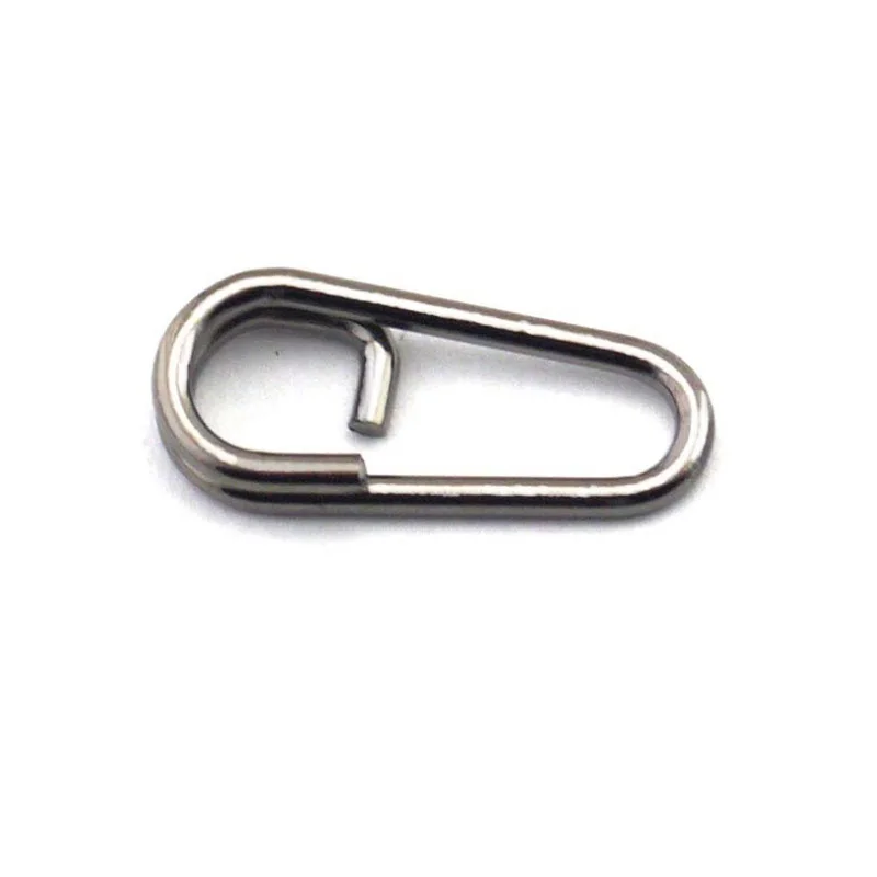 1000pcs special Buckle 18kg 16mm Bent head oval split rings double ...