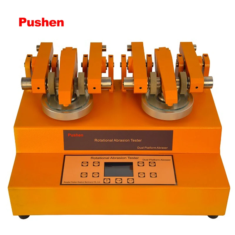 BRAND-PUSHEN-Taber-Type-Abrasion-Tester-Dual-Head-abraser-Rotary ...
