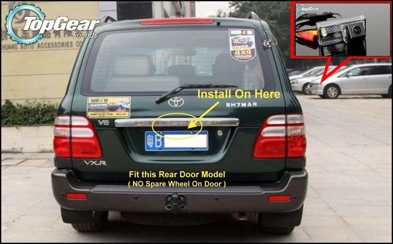 Câmera para toyota land cruiser lc 100 lc100 1998 ~ 2007, câmera de ...