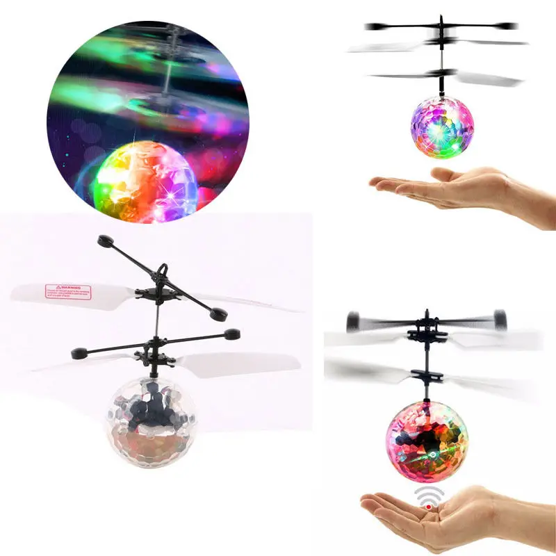 Flying Ball Induction Aircraft Light Toy Shine Flying ball Electronic ...