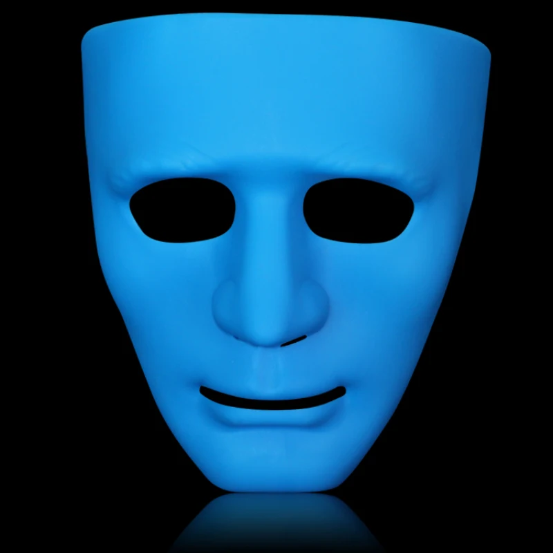 4pcs/set Scary colorful Face Halloween Masquerade DIY Mime Mask Ball ...