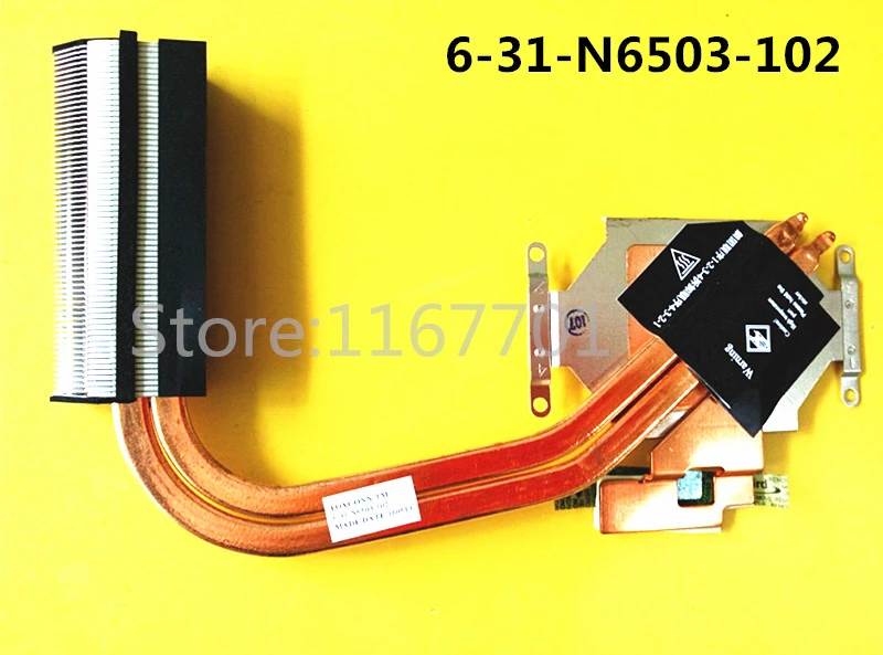 New Laptop/Notebook GPU CPU Cooling radiator heatsink fan for Clevo ...