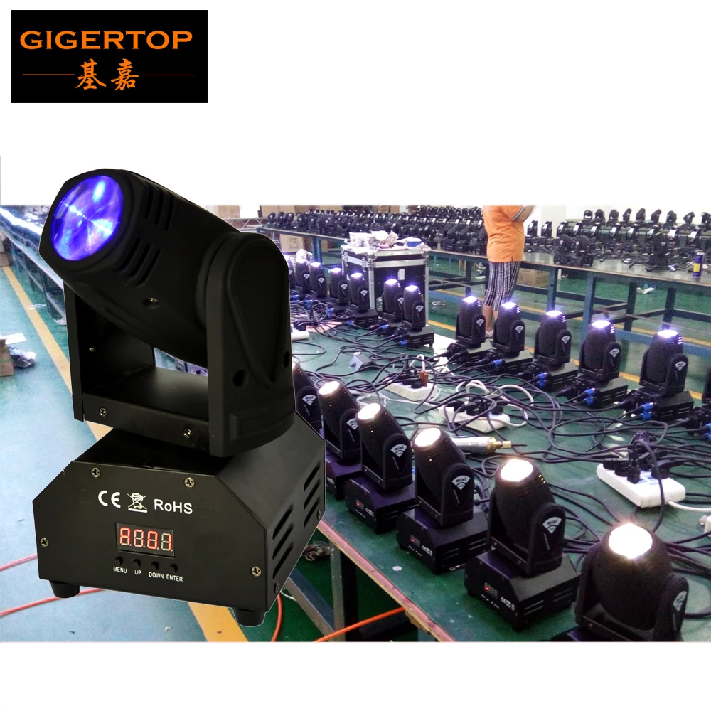 Freeshipping 15W Mini LED Moving Head Beam Light RGBW 4IN1 DMX DJ ...