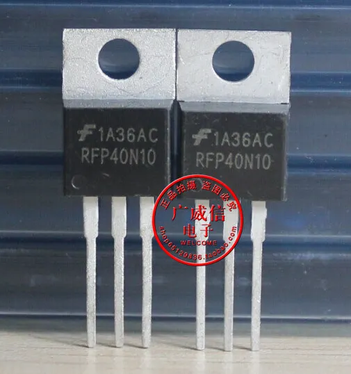 10PCS New original RFP40N10 TO 220 40N10 MOS FET 100V40A|fet amplifier ...
