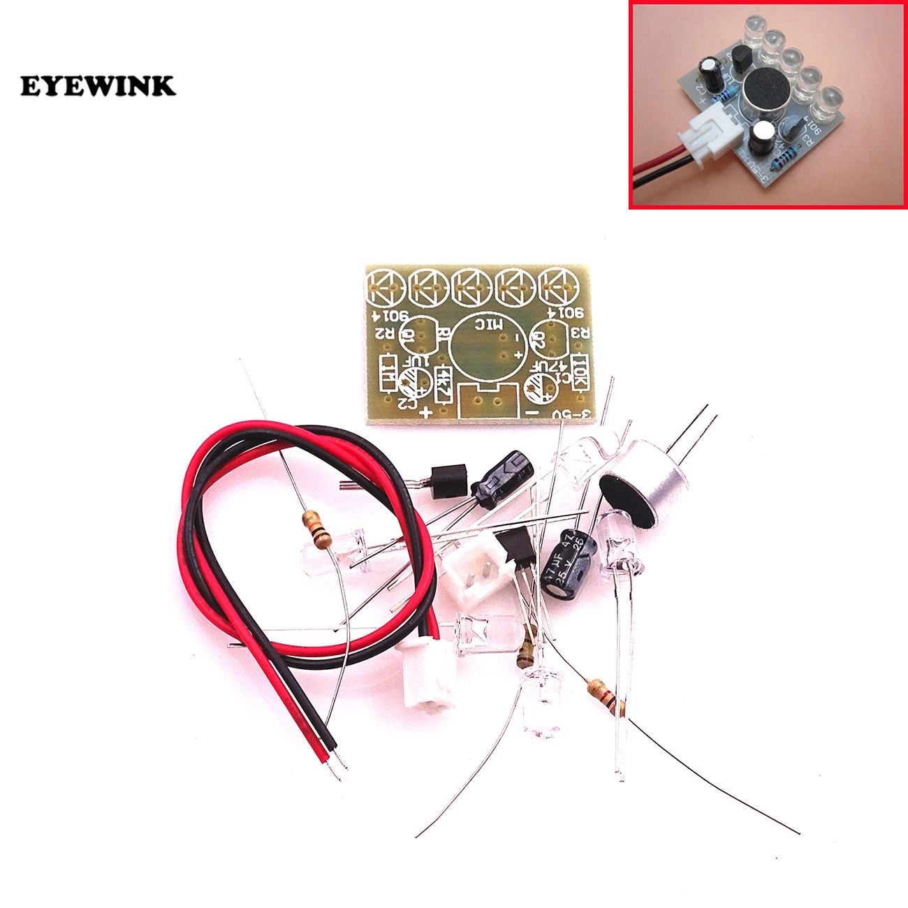 Sound Control Led Melody Lamp Electronic Production Kits Suite Voltage ...