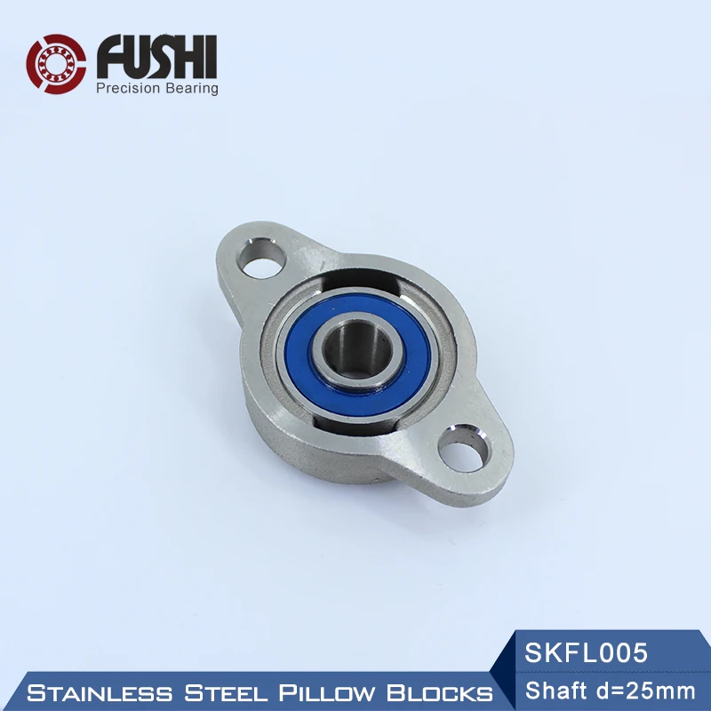 Skfl005 Bearing Shaft 25mm ( 1 Pc ) Sskfl005 Stainless Steel Pillow ...