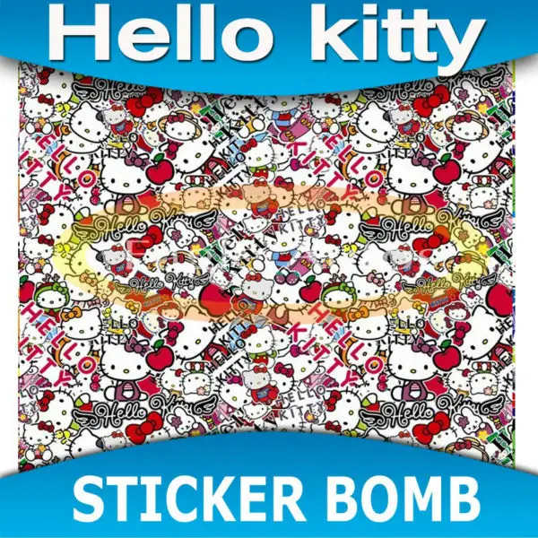 Hello Kitty Sticker Bomb