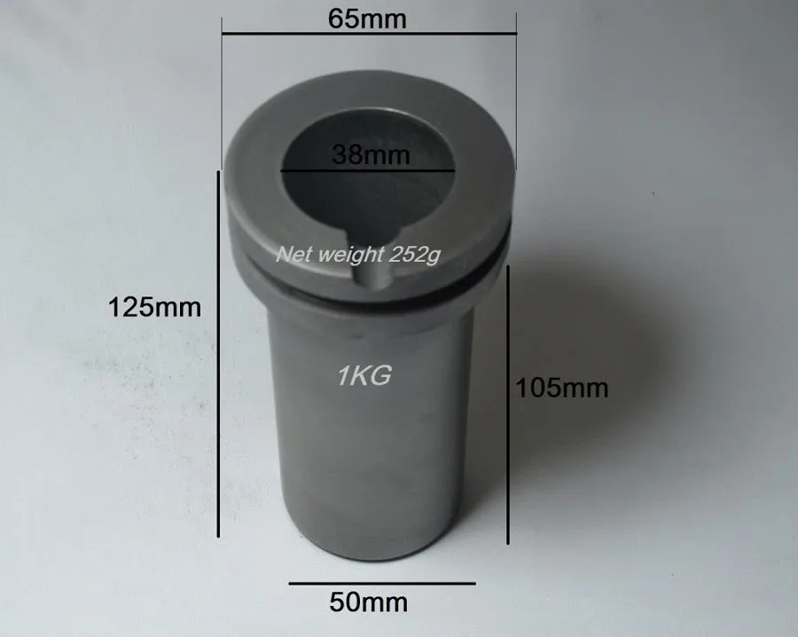 1kg Gold Melting Graphite Crucible / gold casting crucible for 1kg gold ...