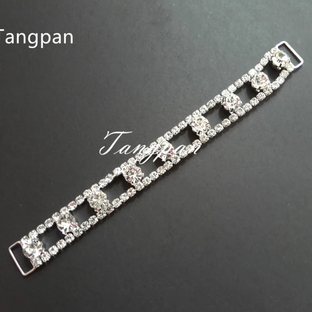 Tangpan 10pcs Diamond Crystal Rhinestone Bikini Connectors Bag Buckle ...