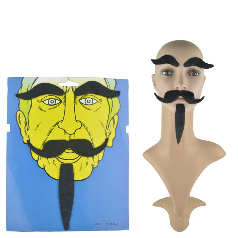 Facial Hair Disguise Artificial Beard Halloween Funny Mask Festival ...
