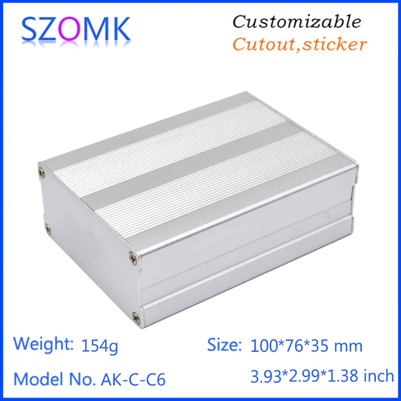 1 Pcs, 36*76*100mm Hot Sales Aluminum Project Box Enclosure Extrusion ...