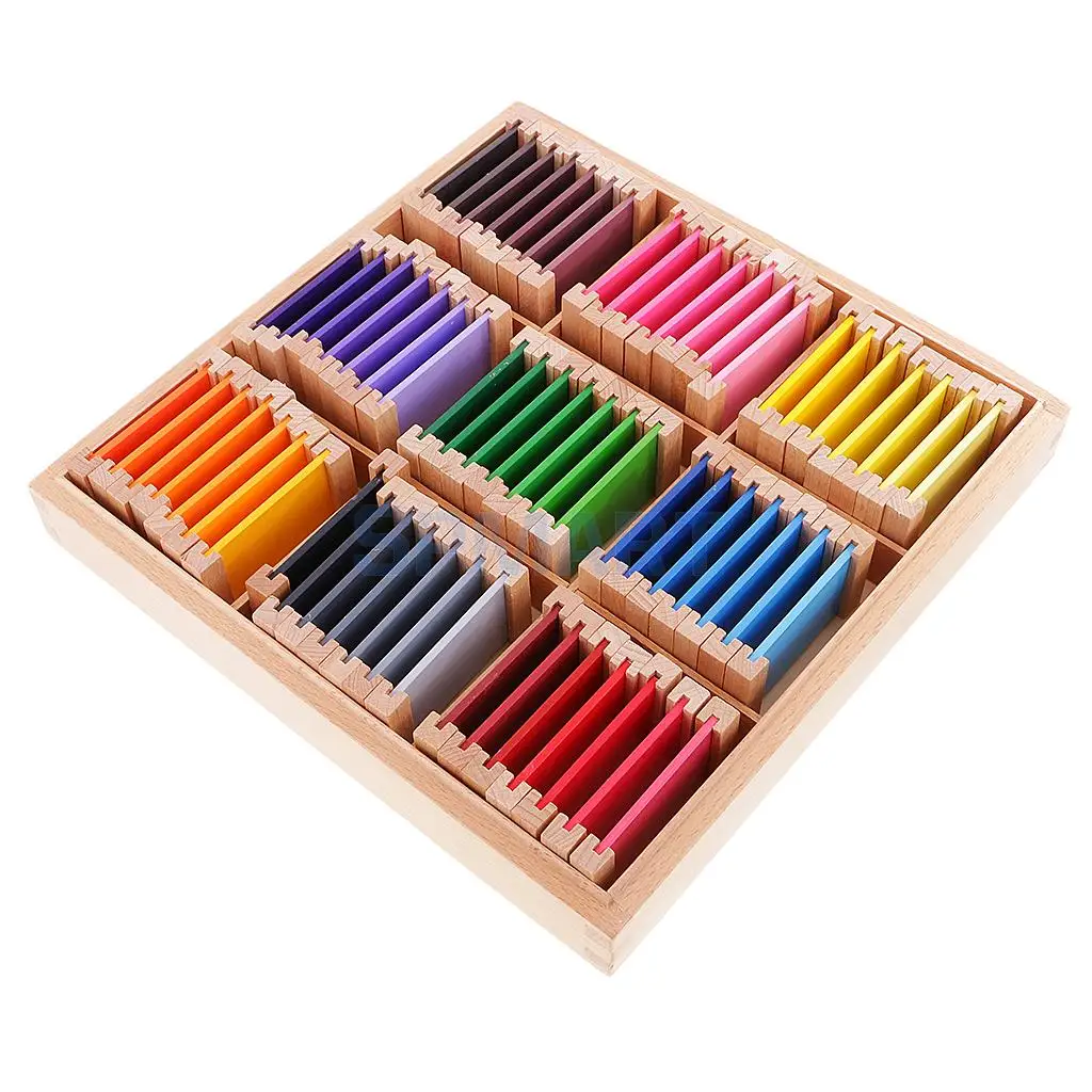 Montessori Wooden Toy Kids Early Educational Math Materials & Sensorial ...