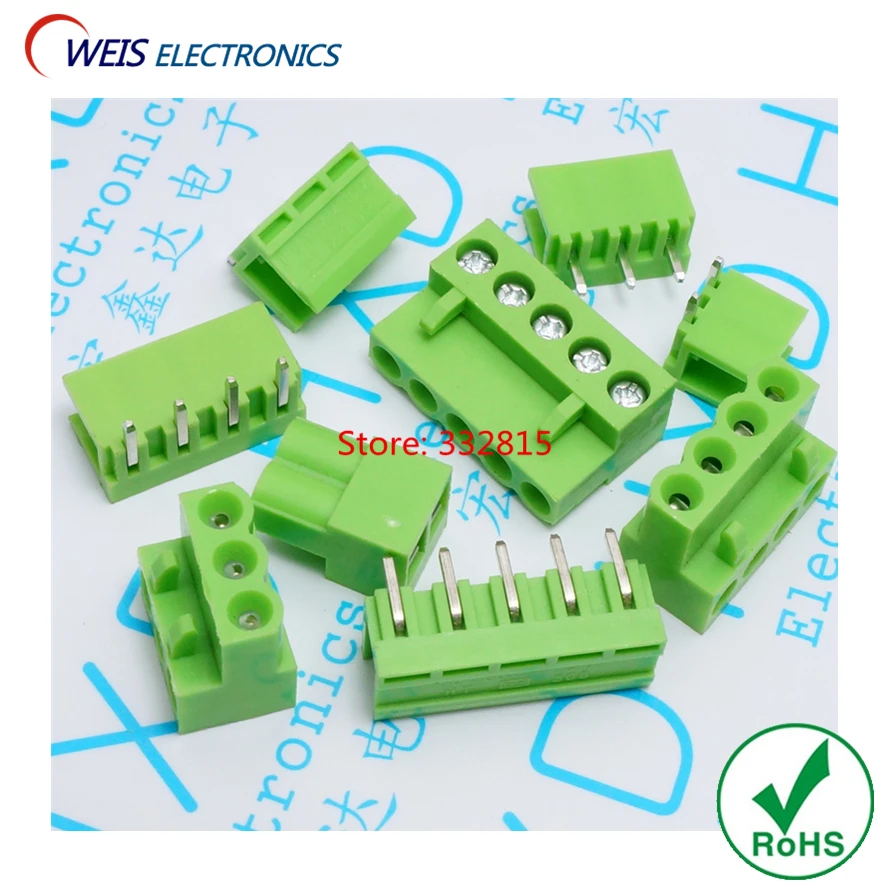 10sets HT3.96MM HT3.96 3.96MM plug + socket 2P 3P 4P 5P 6P 7P 8P 180 ...