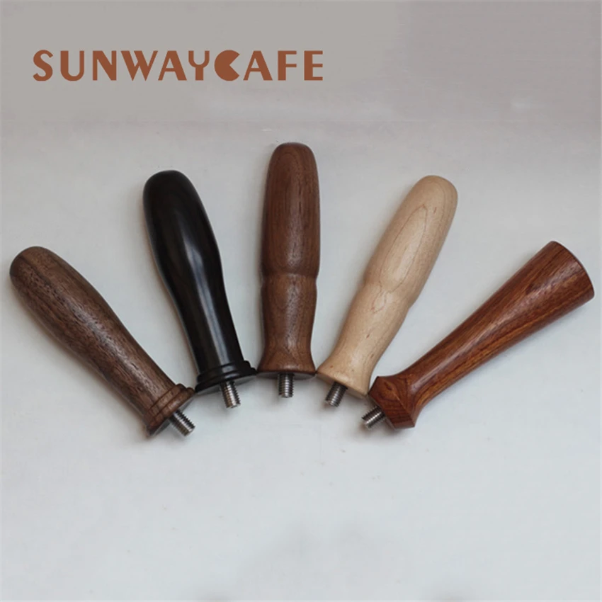 M10/M12 Espresso Coffee Portafilter Handle Cafe Machine Solid Wooden ...