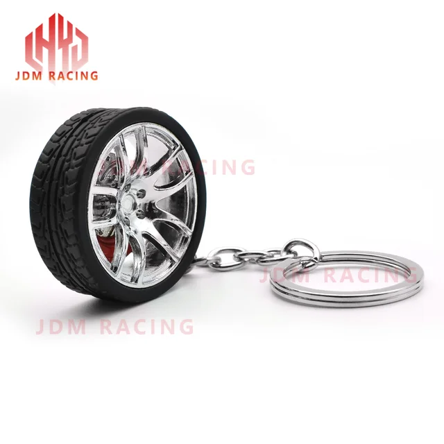 Hot RIM Car Wheel hub Keychain Key ring with Brake Discs Car Tire Wheel ...