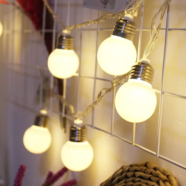 5CM G45 Big Ball Bulb LED String Light 5M 20LED Globe Christmas light ...