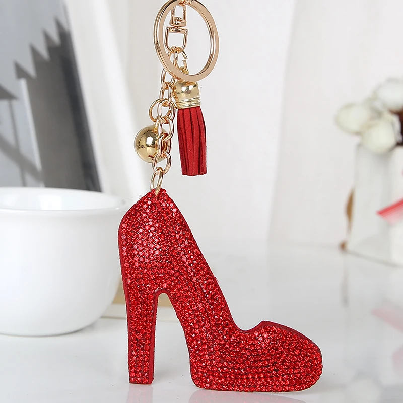 Keychain Rhinestones Heel | Keychain Rhinestone High Heels - Cute High ...