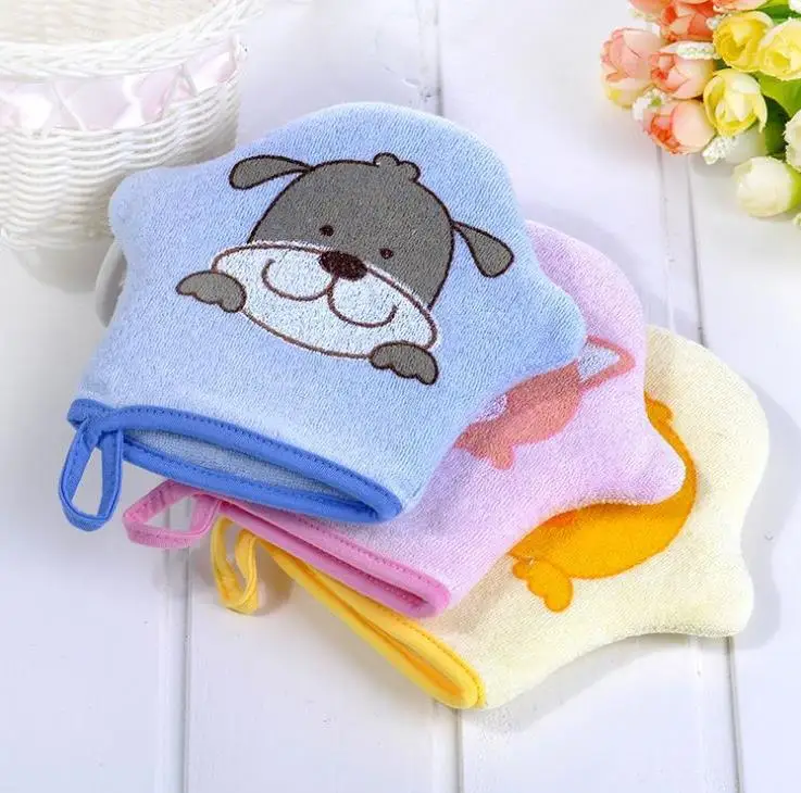 3 Cartoon Style Baby Care Soft Cotton Bath & Shower Products Infant ...