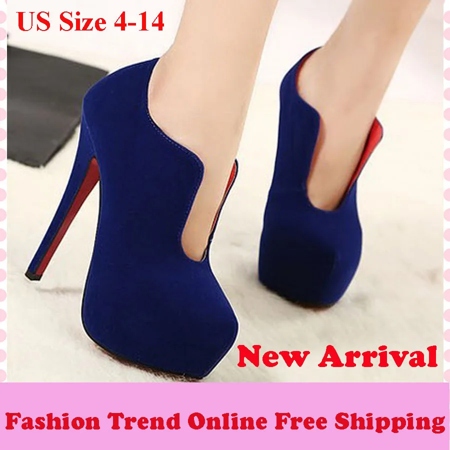 2014 New Red Bottom Platform High Heels Women Pumps Plus Size Brand ...