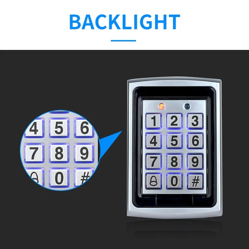 K7612 Ip65 Vízálló Fém-Hozzáférés-Vezérlés A Sokk Elleni Rfid ...