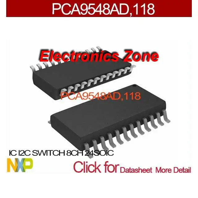 118 IC I2C interruptor 8CH 24SOIC pca9548ad, PCA9548A 9548ad, 1 PCA9548 ...
