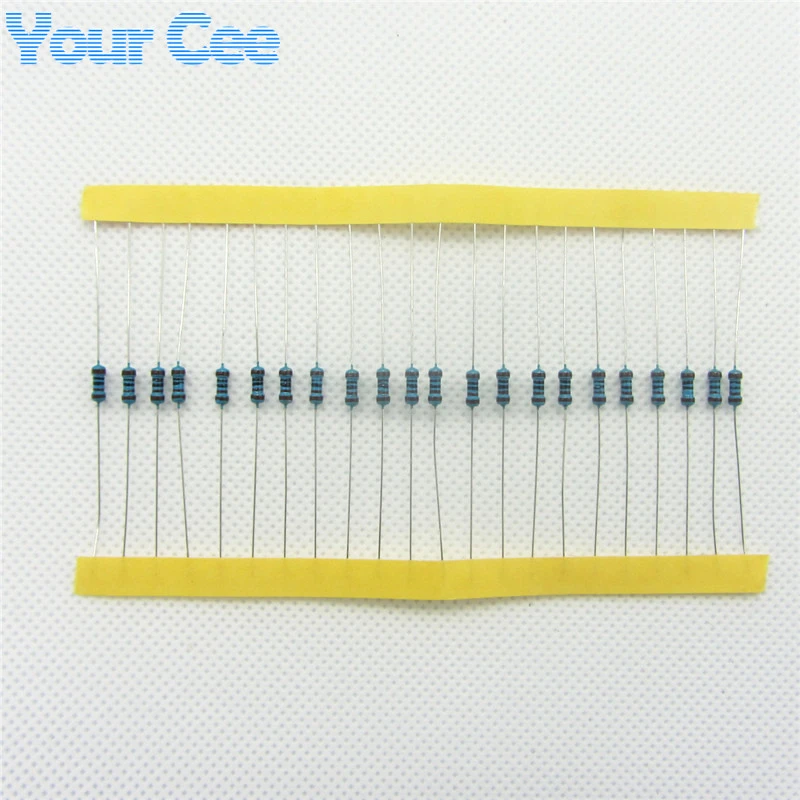 100pcs 1/4w Metal Film Resistor 220 Ohm 220r 1% Tolerance Precision ...