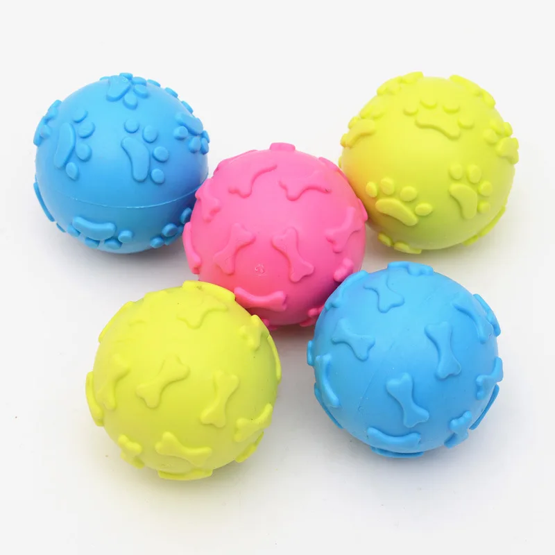 Rubber Interactive Toys Squeakers | Rubber Ball Dog | Dog Ball Toy ...