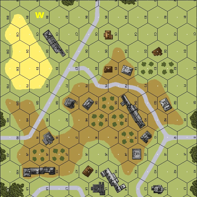 [ HomeMade WarGame ] ASL mapboard w, Advanced Squad Leader Geomorphic ...