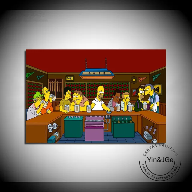 The Last Supper Simpsons