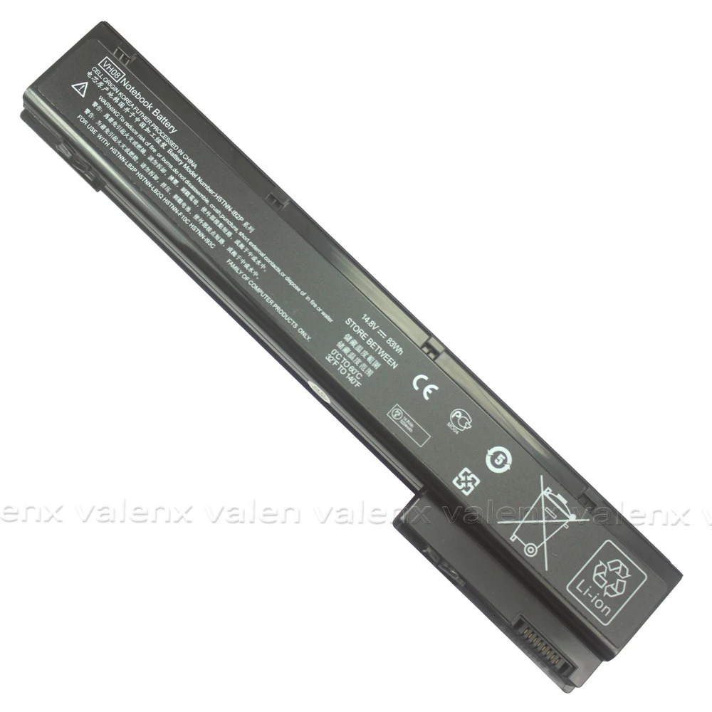 VH08 VH08XL Laptop Battery for HP EliteBook 8560w 8570w 8760w 8770w ...