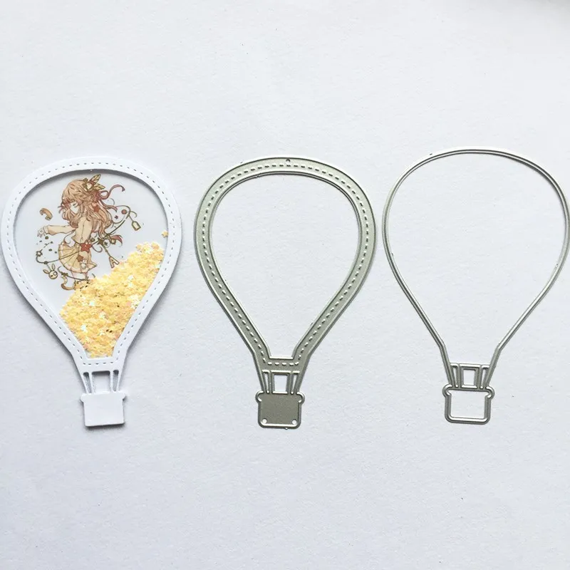 Troqueles de corte de Metal, troqueles de globo de aire caliente, plantillas de molde para álbum ...