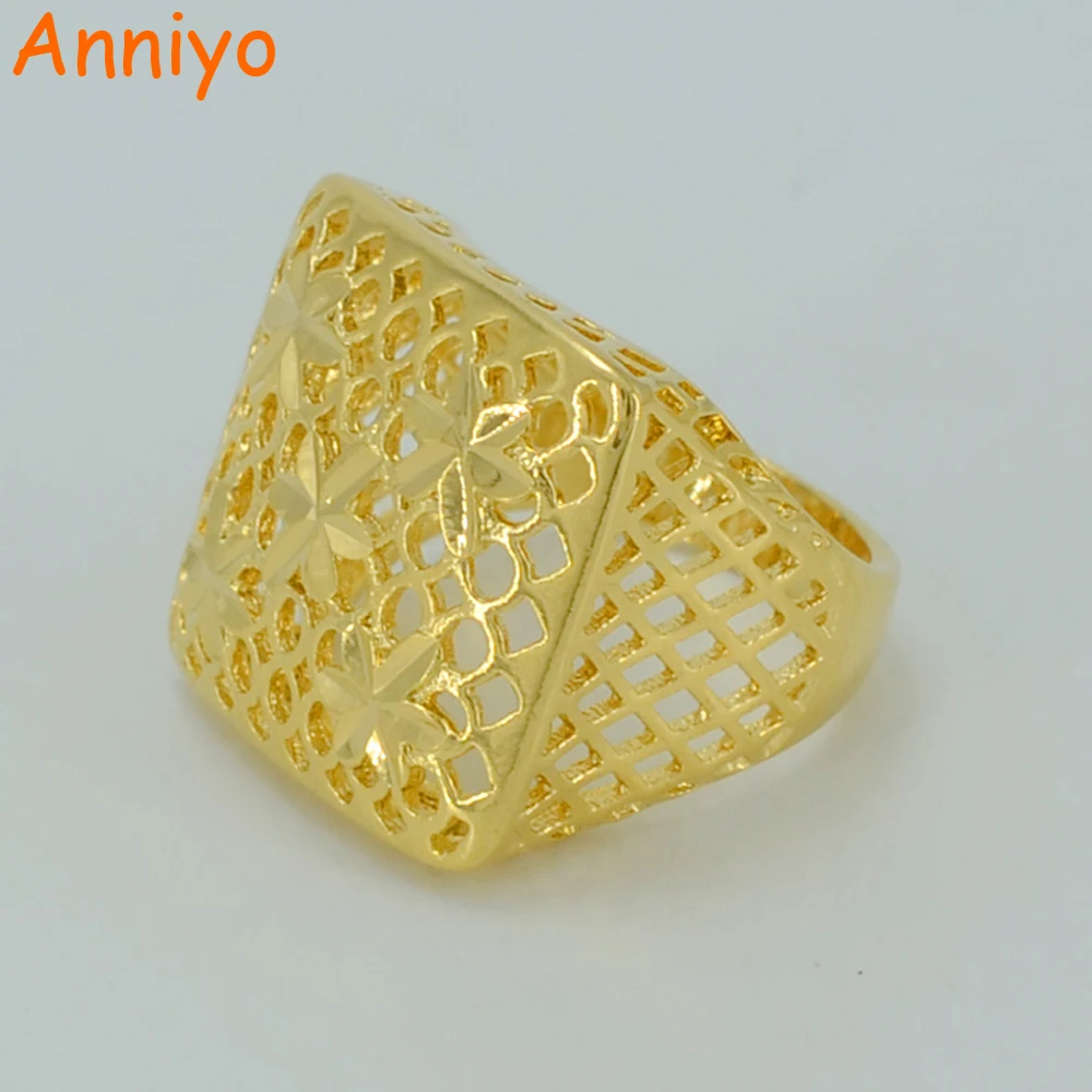 Anniyo Gold Color Ring for Women/Girls,Ethiopian Bride Jewelry/Africa ...