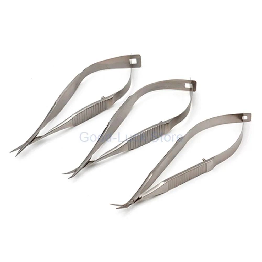 3pcs /set Stainless Steel Microscopic Instruments 8.5 cm Micro Scissors ...