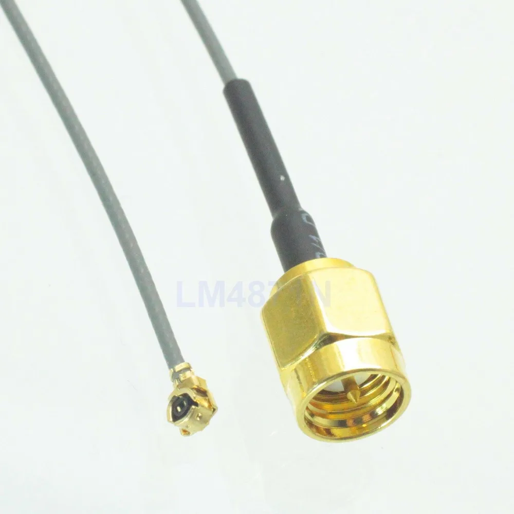 cable SMA male straight plug to IPX U.fl female 1.13mm 8" pigtail|cable ...